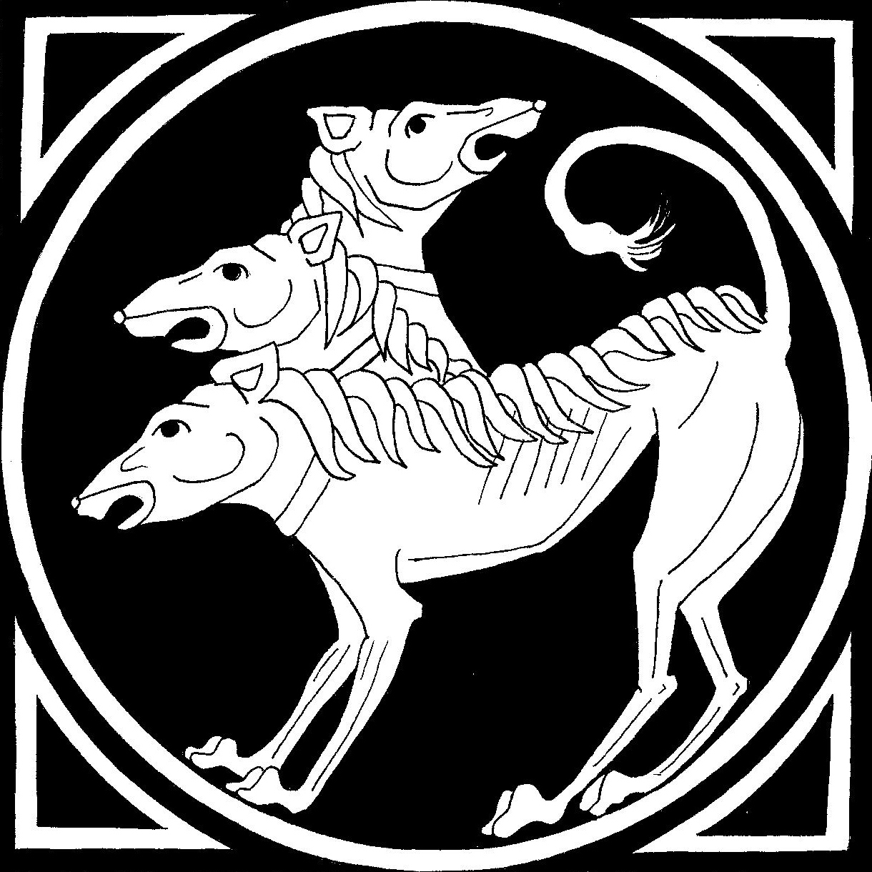 Cerbère ‹ Diane latrille dessins et gravures